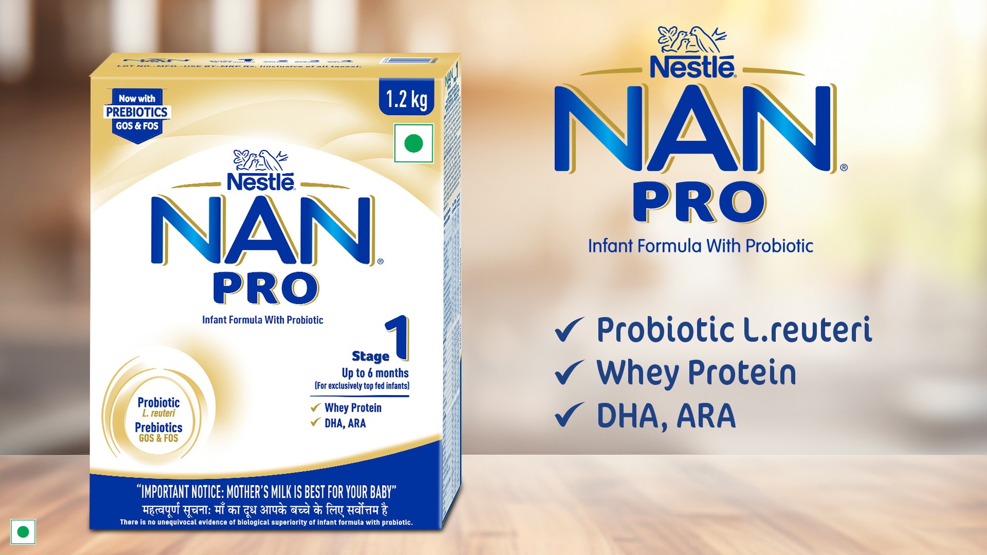 Nestle NAN PRO Stage 1 Infant Formula Price - Buy Online at ₹2170 in India