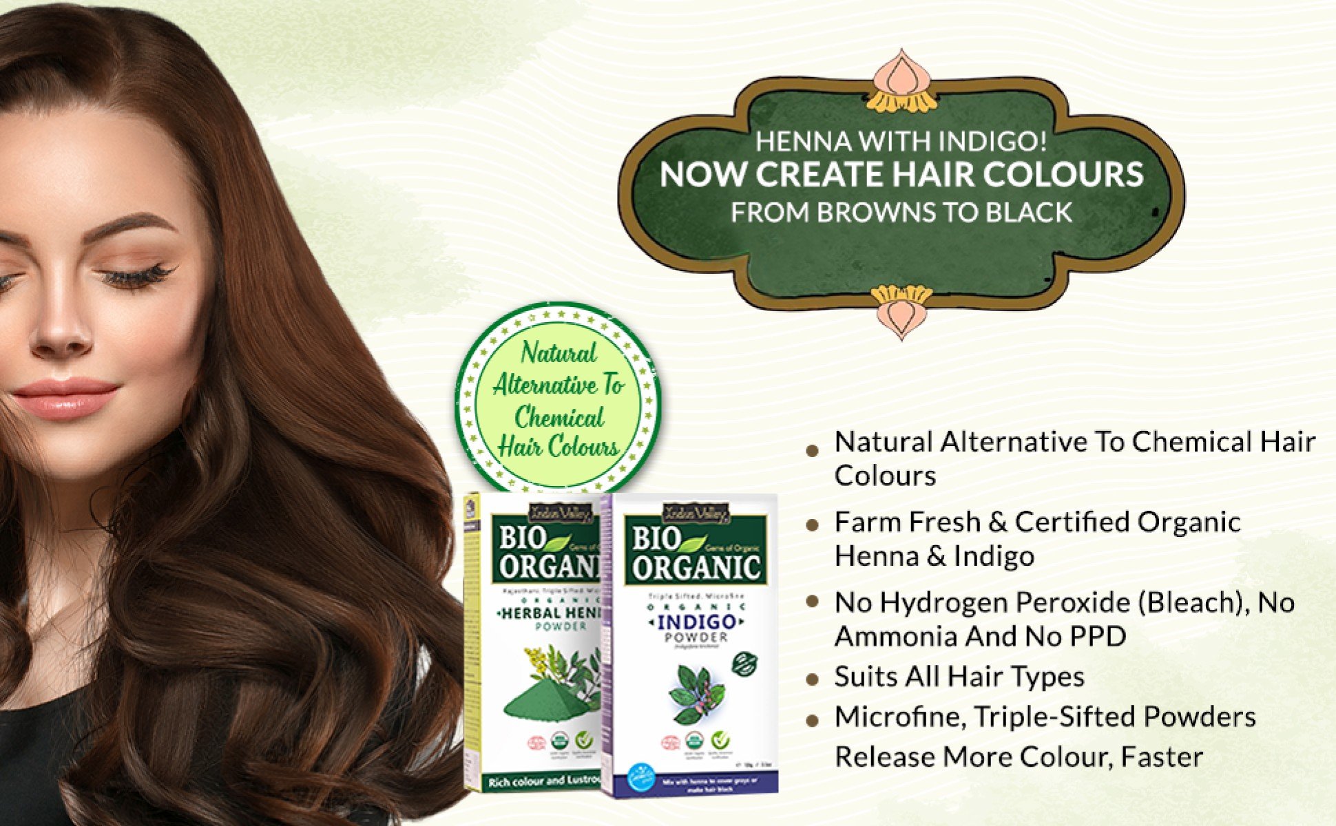 Indus Valley Bio Organic Herbal Henna (Green) Price - Buy Online at ...