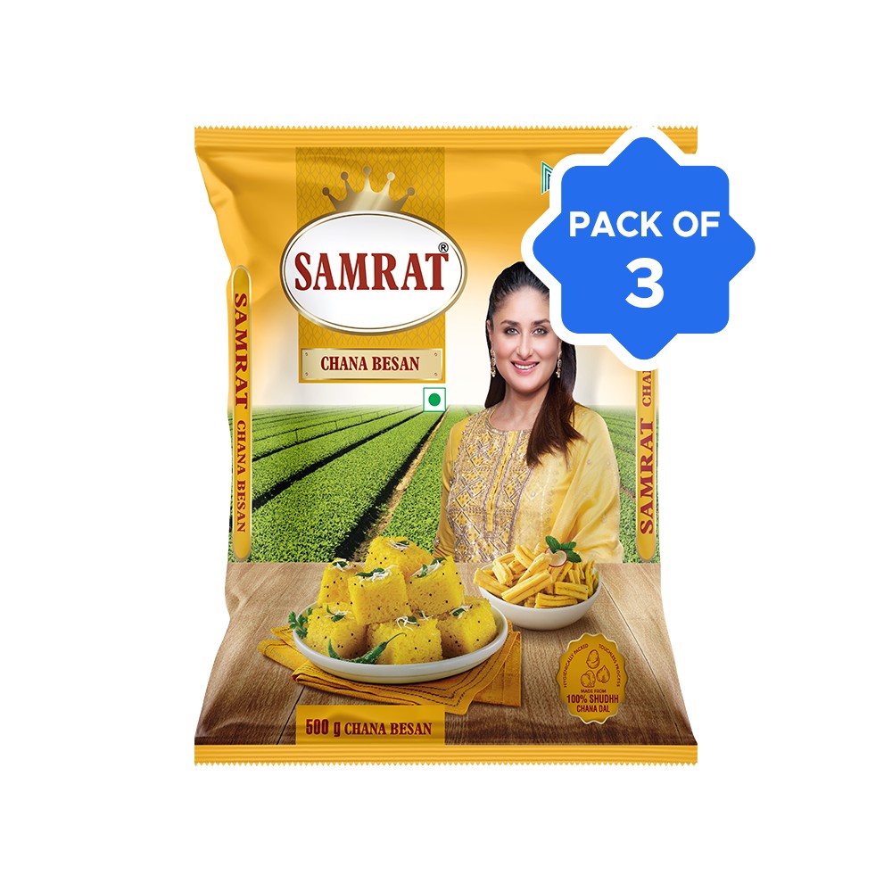 Samrat Besan - Pack of 3 Price - Buy Online at Best Price in India