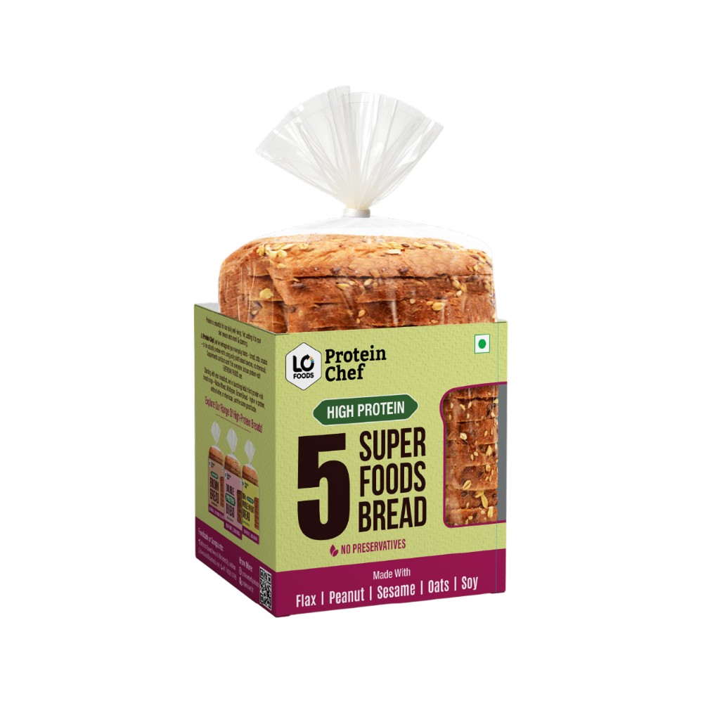Protein Chef 54g Protein Multigrain Bread (Wheat Bread, No Maida) Price ...