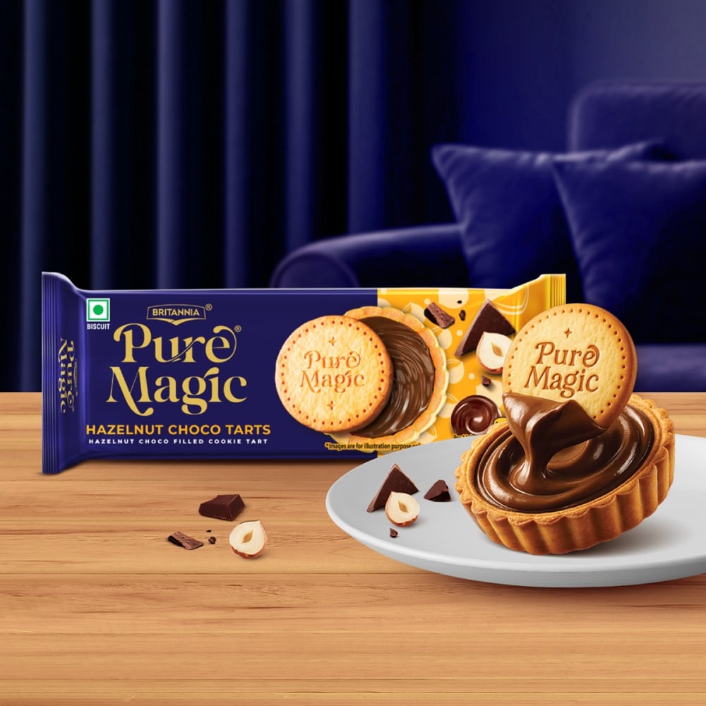 Britannia Pure Magic Hazelnut Choco Tart Price - Buy Online at ₹46 in India