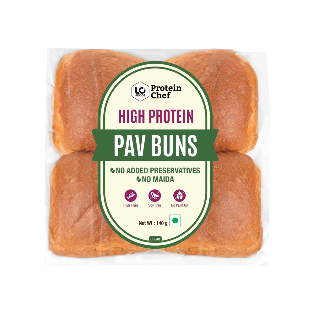 Protein Chef High Protein Pav Bun (Zero Maida, Multigrain) Price - Buy ...