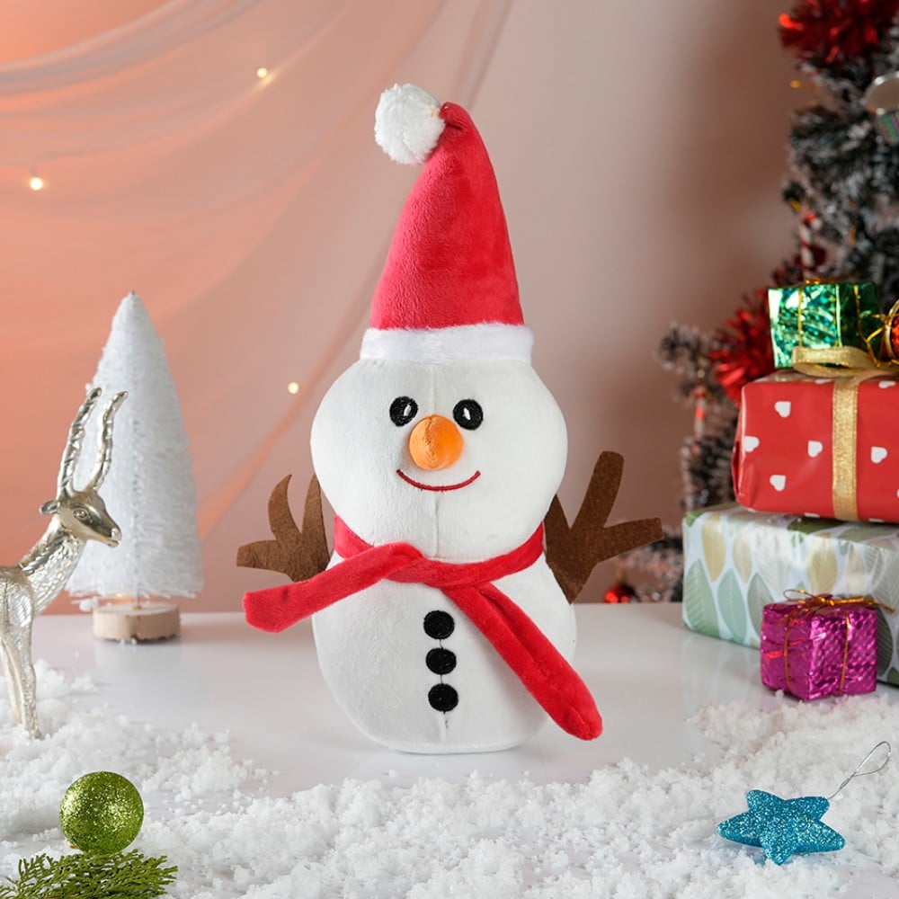 Snowman Santa Soft Toy (White) - Quace Price - Buy Online at Best Price ...
