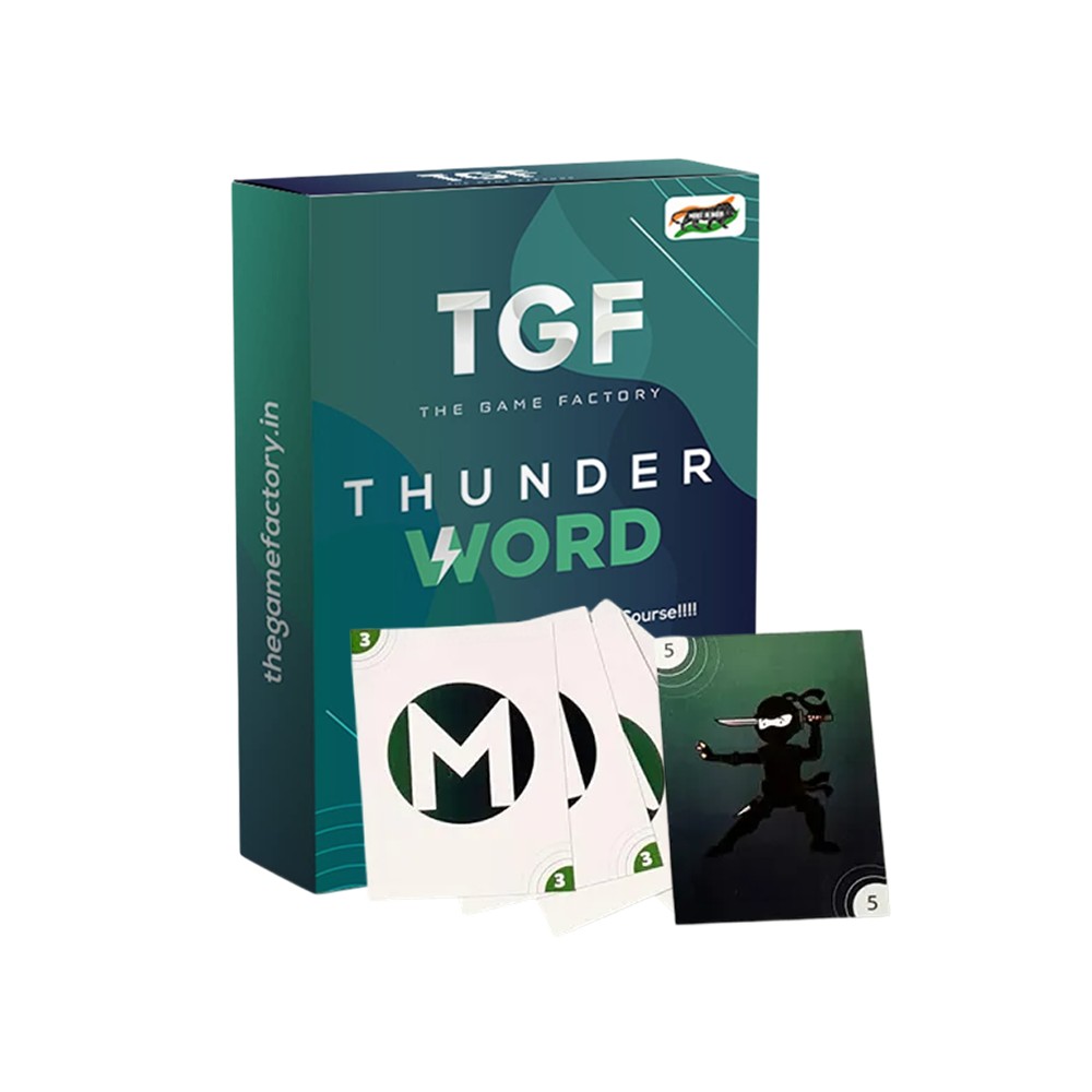 TGF The Game Factory Thunder Word Card Game Price - Buy Online at Best ...
