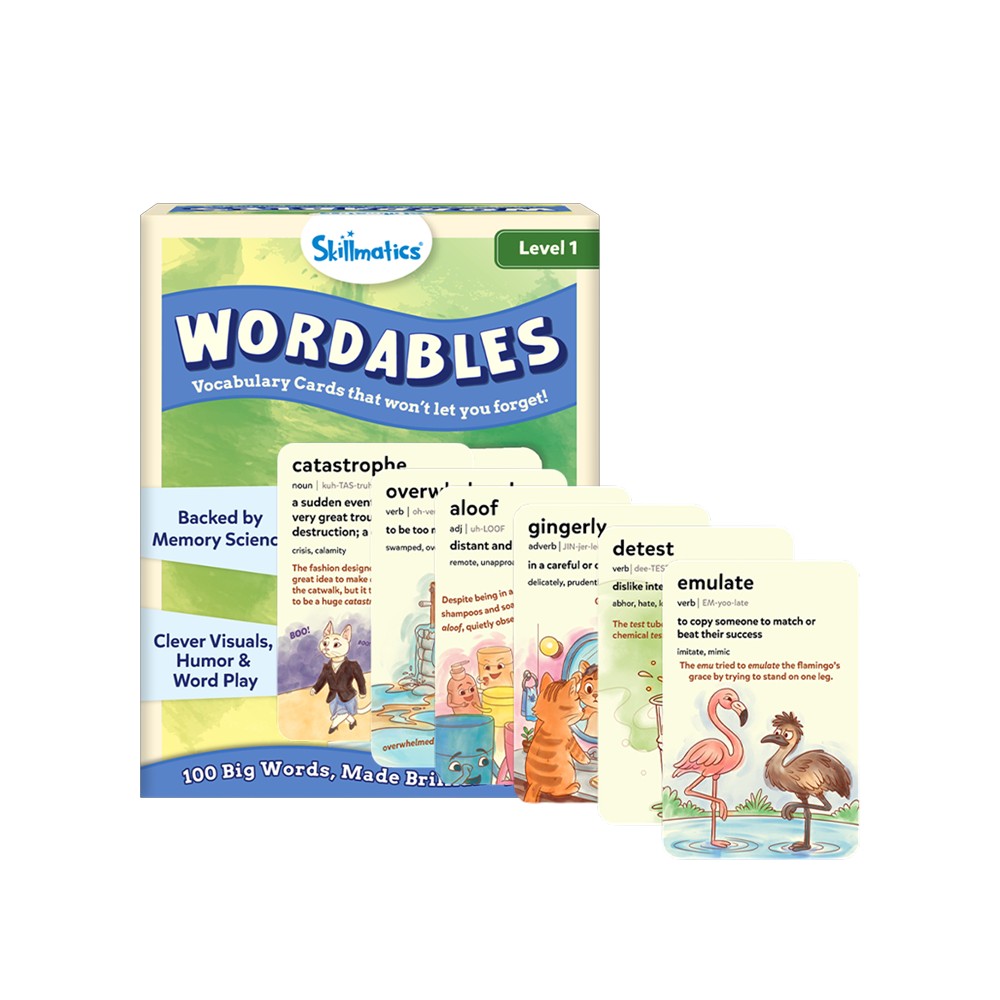 Skillmatics Vocabulary Flash Cards Wordables Level 1 Price - Buy Online ...