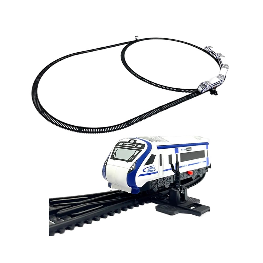 Centy Toys Nav Bharat Blue Express Train Set (White & Blue) Price - Buy ...