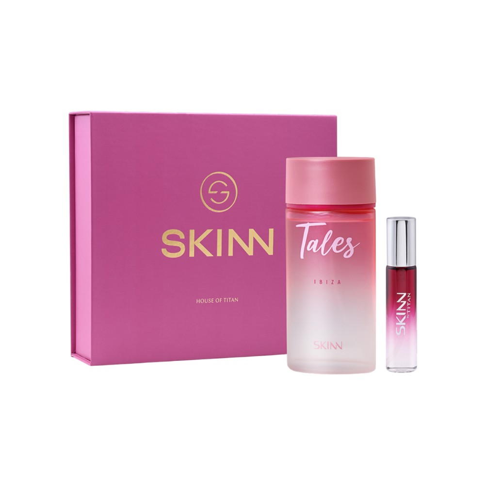Skinn by Titan Women's Perfume Gift Set Ibiza & Celeste (Woody & Floral ...