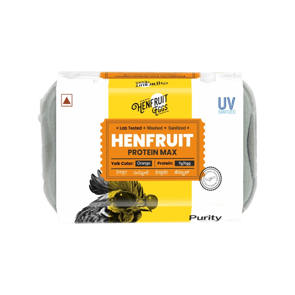 Hen Fruit Protein Rich Eggs - 6 Pieces Price - Buy Online at ₹78 in India