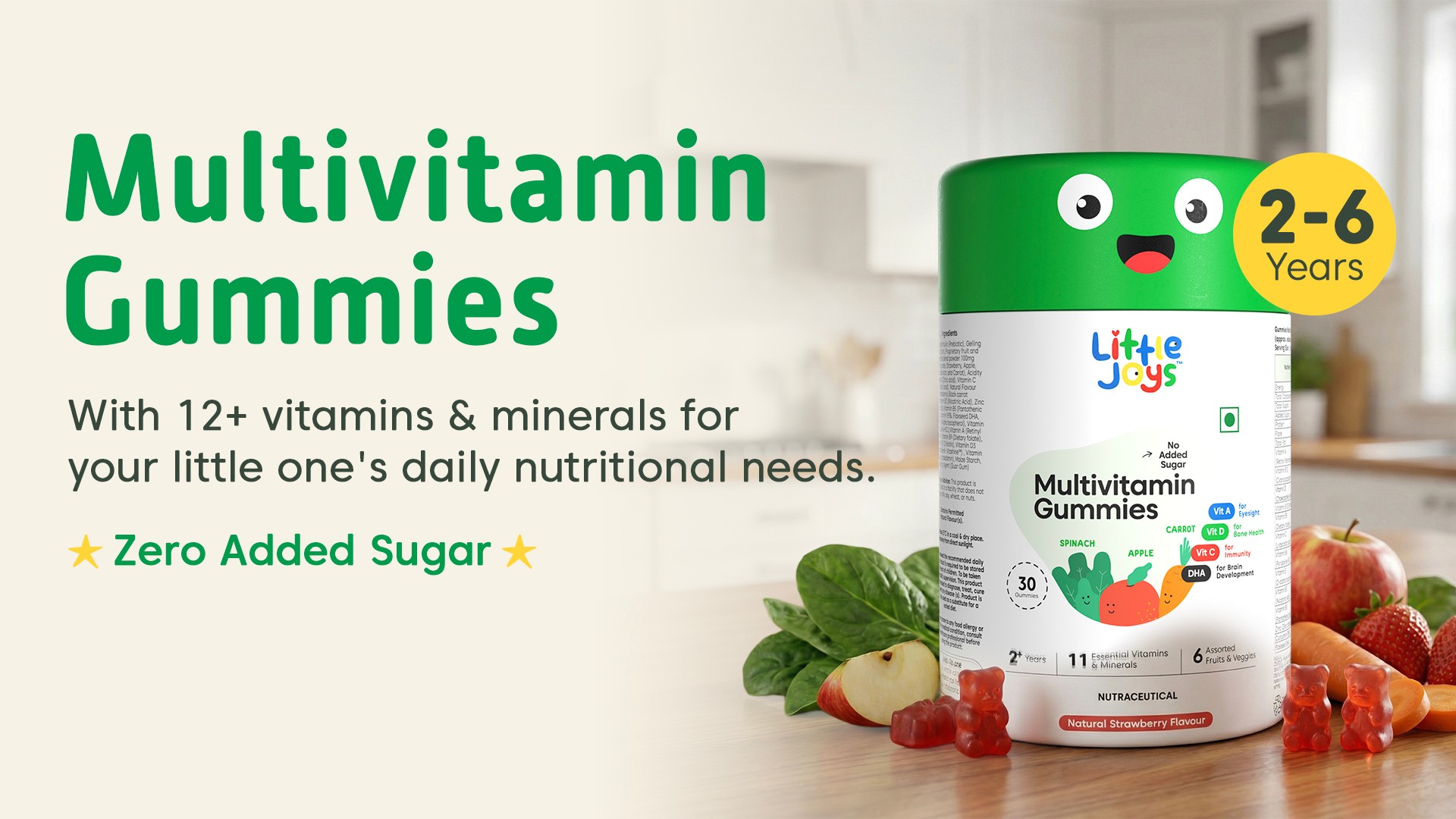 Little Joys Multivitamin Kids Supplement Gummies (2-6 Years) Price ...