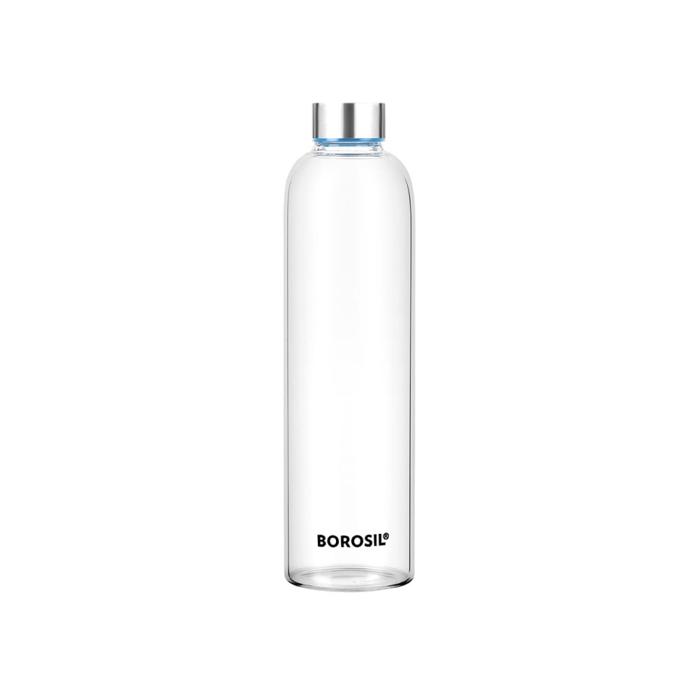 Borosil Prime Glass Bottle with Steel Lid Price - Buy Online at ₹379 in ...