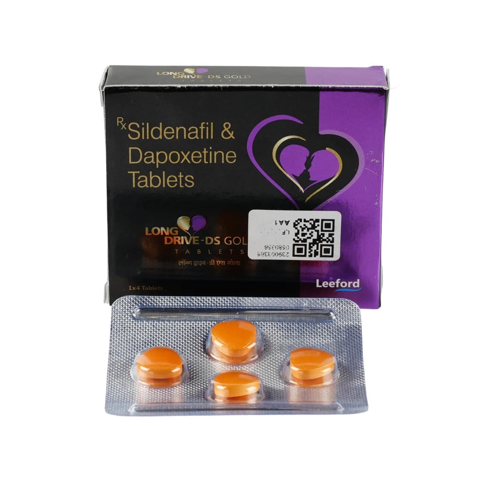 Long Drive DS Gold Strip of 4 Tablets Price - Buy Online at ₹210 in India