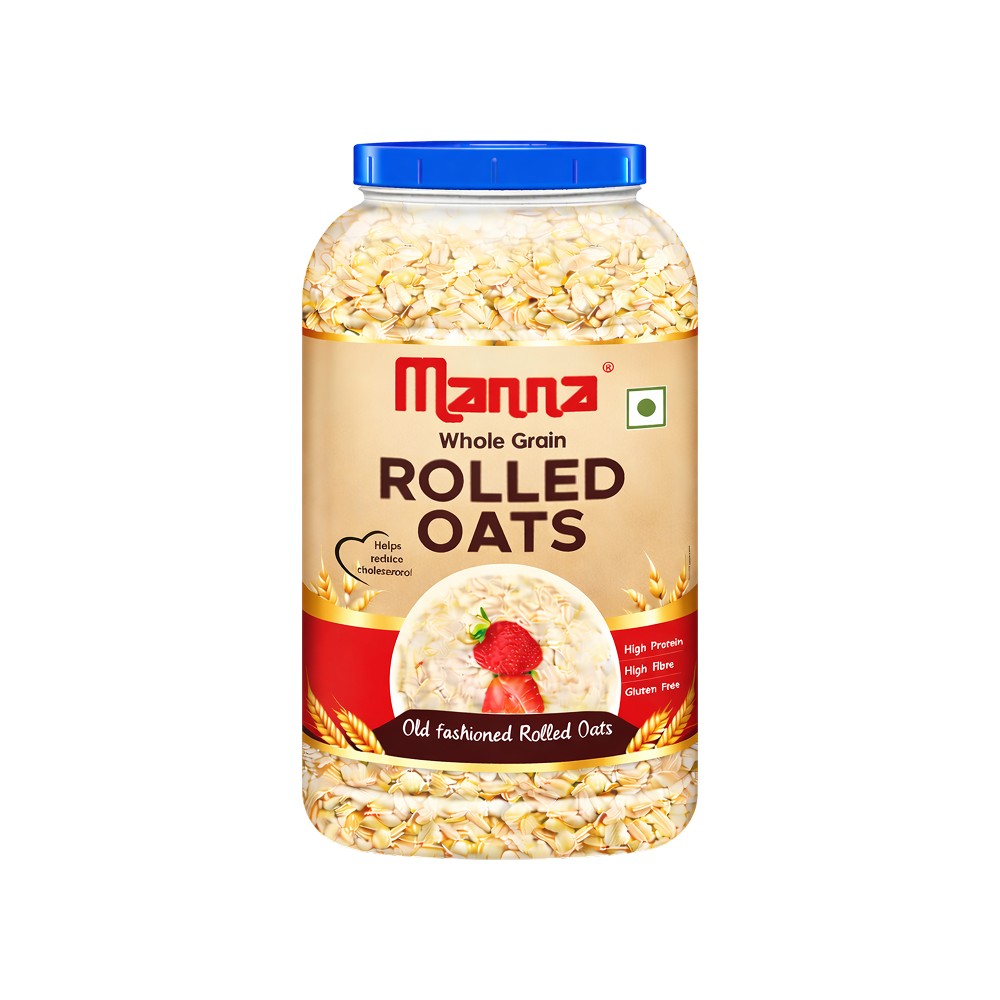 Manna Whole Grain Rolled Oats Price - Buy Online at ₹173 in India