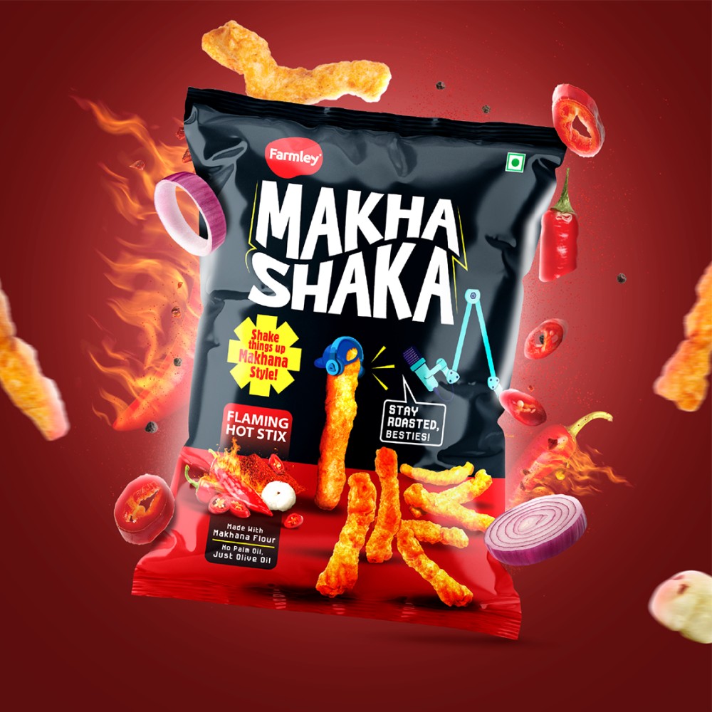 Farmley Makha Shaka - Flaming Hot Stix Price - Buy Online at ₹29 in India