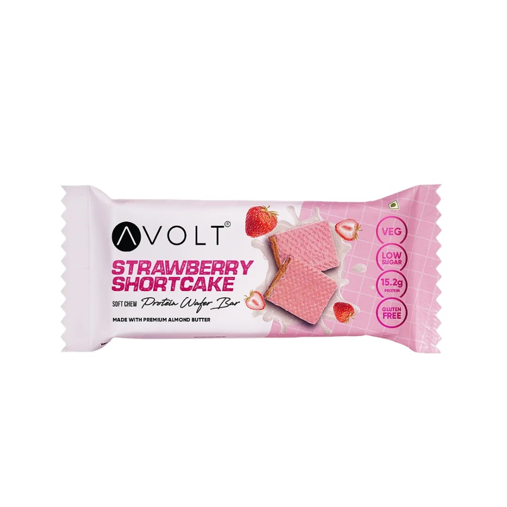 Avolt Strawberry Shortcake 15.2g Protein Wafer Bar Price - Buy Online ...