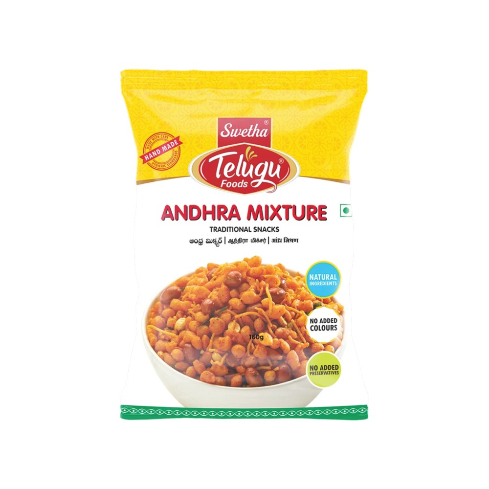 Swetha Telugu Foods Andhra Mixture Namkeen Price - Buy Online at Best ...