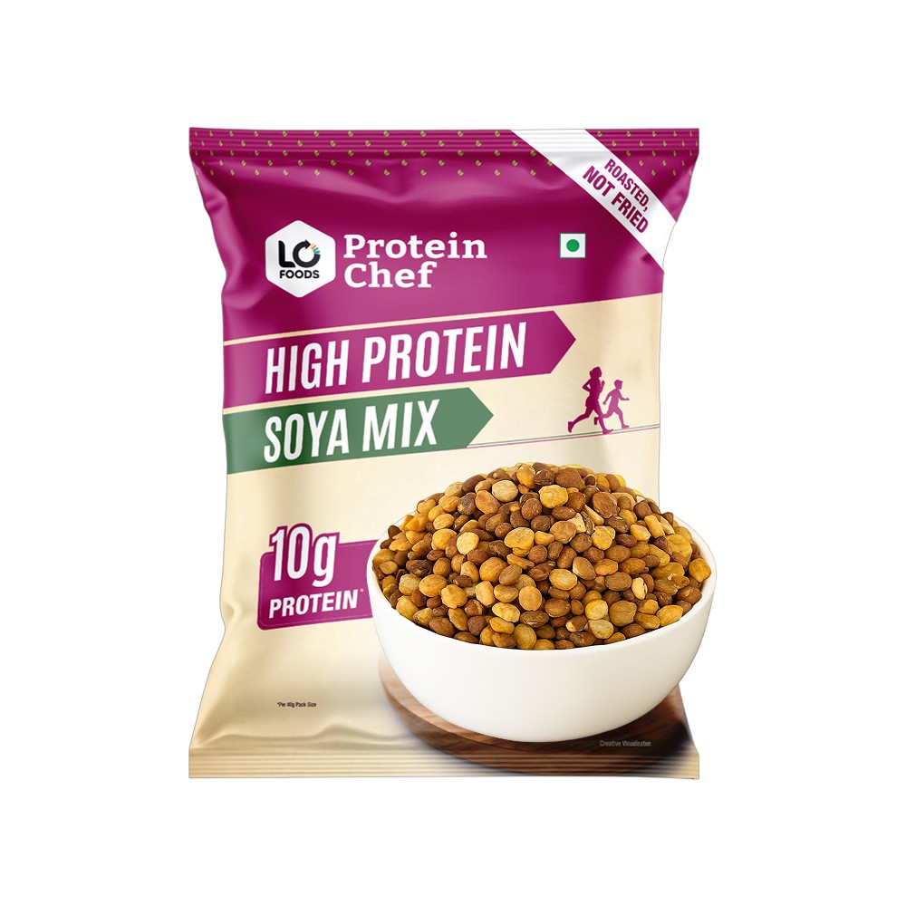 Protein Chef 10g Protein Roasted Soya Mixture Namkeen Price - Buy ...