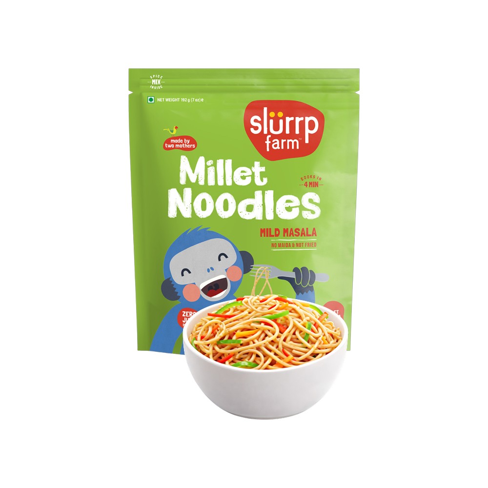 Slurrp Farm Mild Masala Millet Noodles Price - Buy Online at ₹121 in India