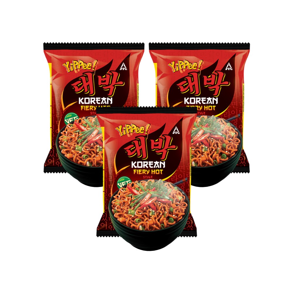 Yippee Korean Fiery Hot Instant Noodles - Pack of 3 Price - Buy Online ...