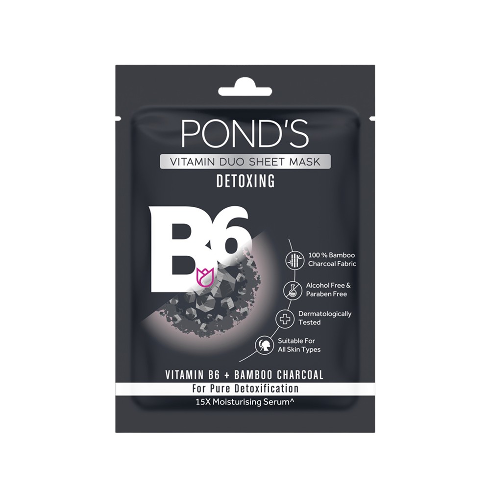 Pond's Vitamin Duo - Detoxing Sheet Mask Price - Buy Online at ₹80 in India