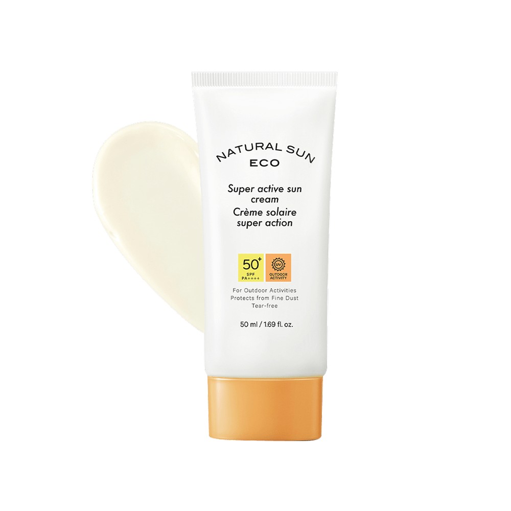 The Face Shop Natural Sun Eco Super Active Sunscreen (SPF 50 PA ...