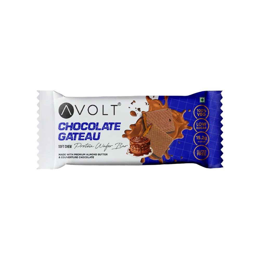 Avolt Chocolate Gateau 15.5g Protein Wafer Bar Price - Buy Online at ...