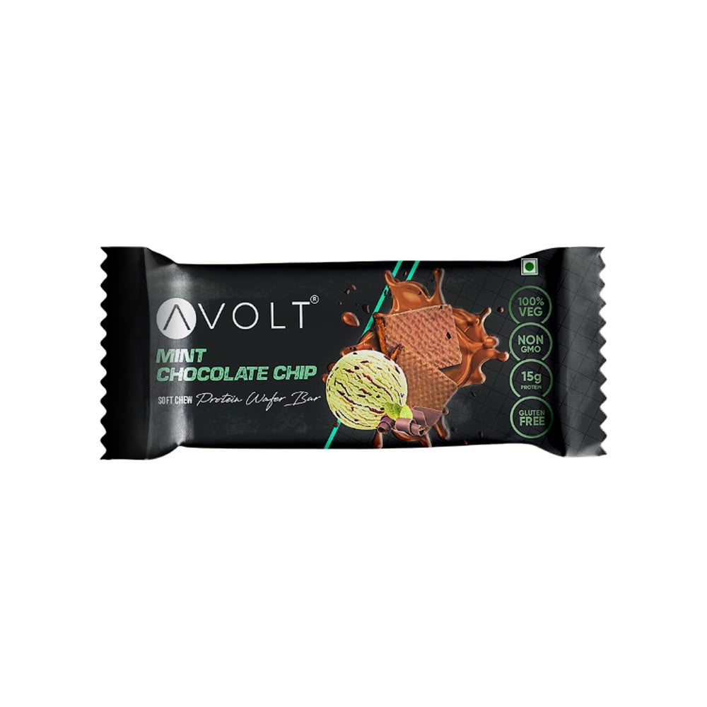 Avolt Mint Chocolate Chip 15g Protein Wafer Bar Price - Buy Online at ...