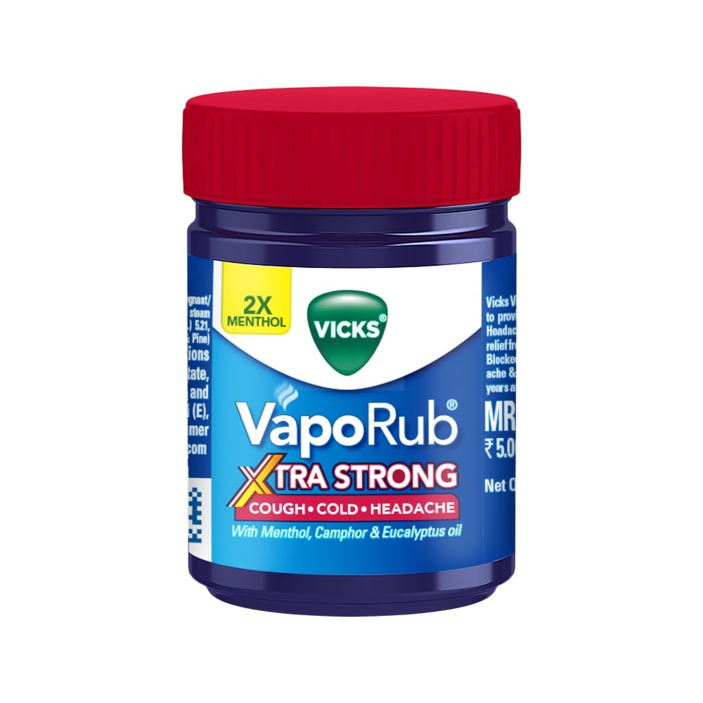 Vicks Vaporub Xtra Strong Chest Rub & Balm Price - Buy Online at ₹112 ...