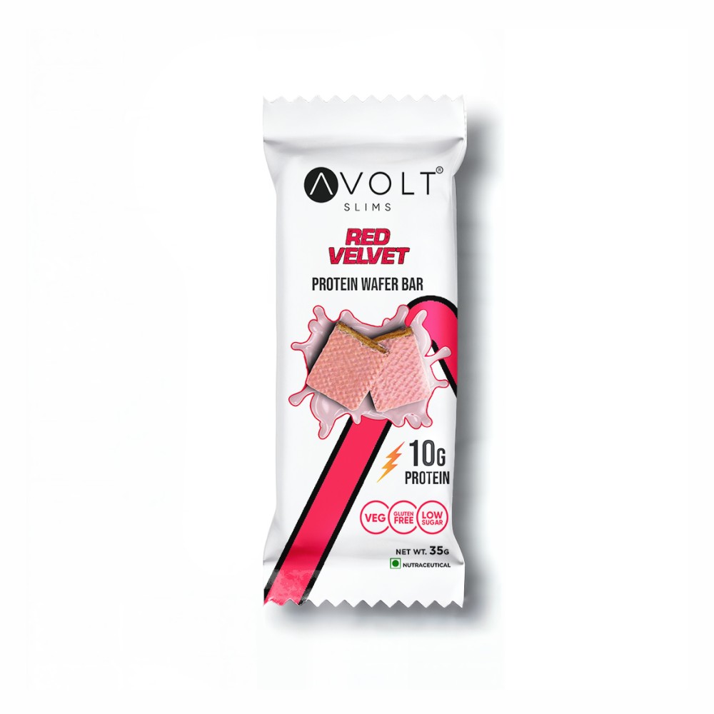 Avolt Slims Red Velvet 10g protein Wafer Bar Price - Buy Online at Best ...