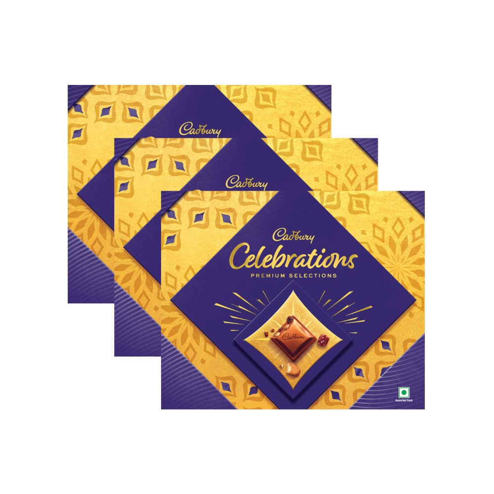 Cadbury Celebrations Premium Selection Chocolate Gift Pack - Pack of 3 ...