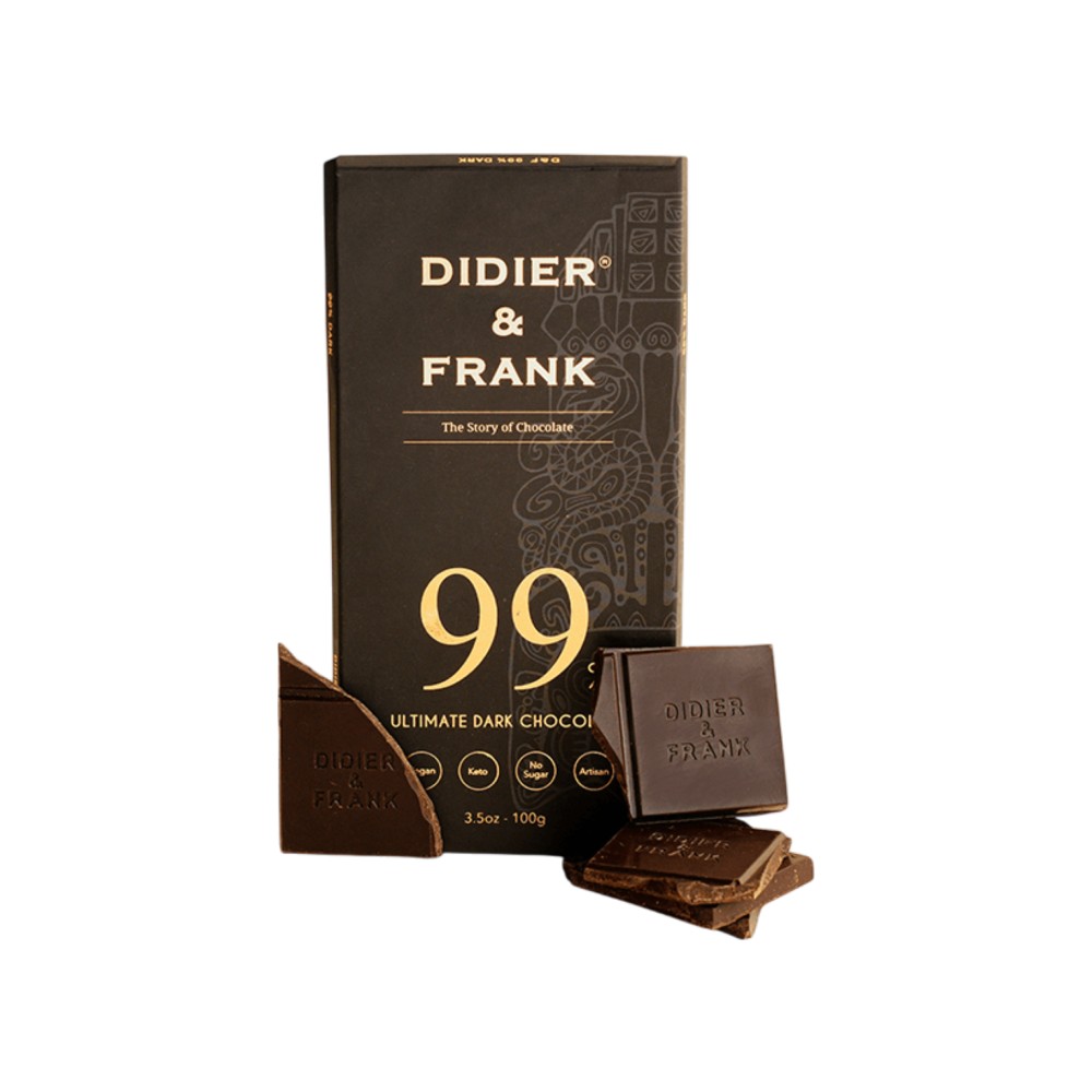Didier & Frank 99% Ultimate Dark Chocolate Bar Price - Buy Online at ...