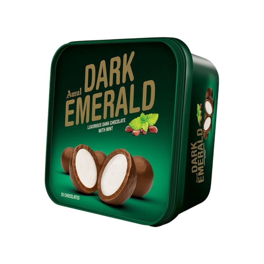 Amul Dark Emerald Mint Chocolate Gift Pack Price - Buy Online at ₹209 ...