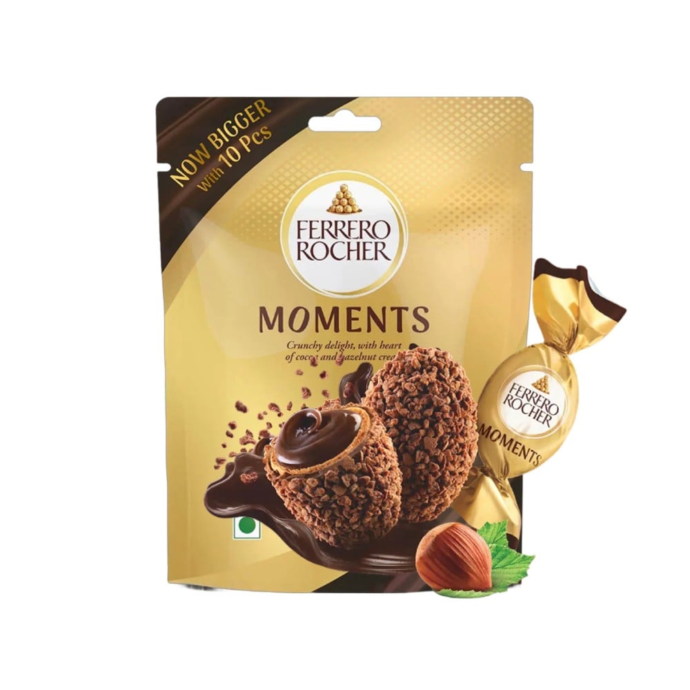 Ferrero Rocher Moments T10 Shaped Chocolates Price - Buy Online at ₹166 ...