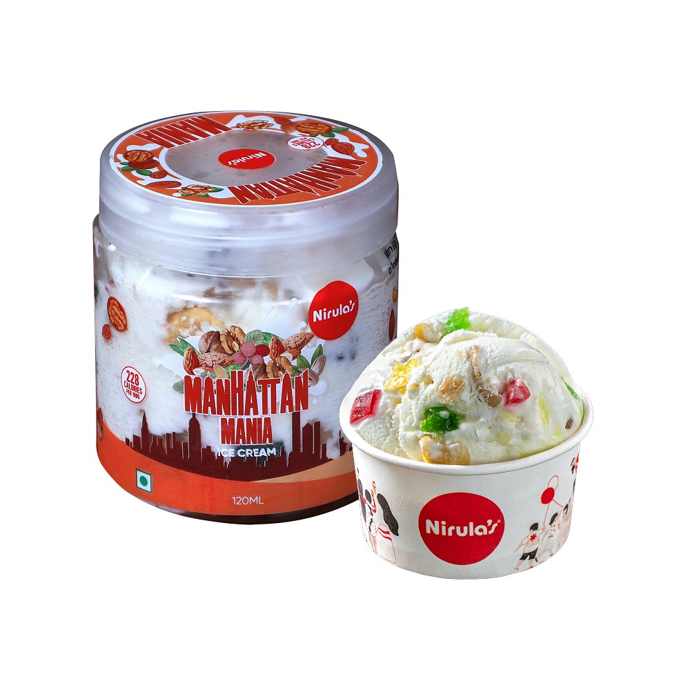 Nirula's Manhattan Mania Fruit & Nut Ice Cream Cup Price - Buy Online ...