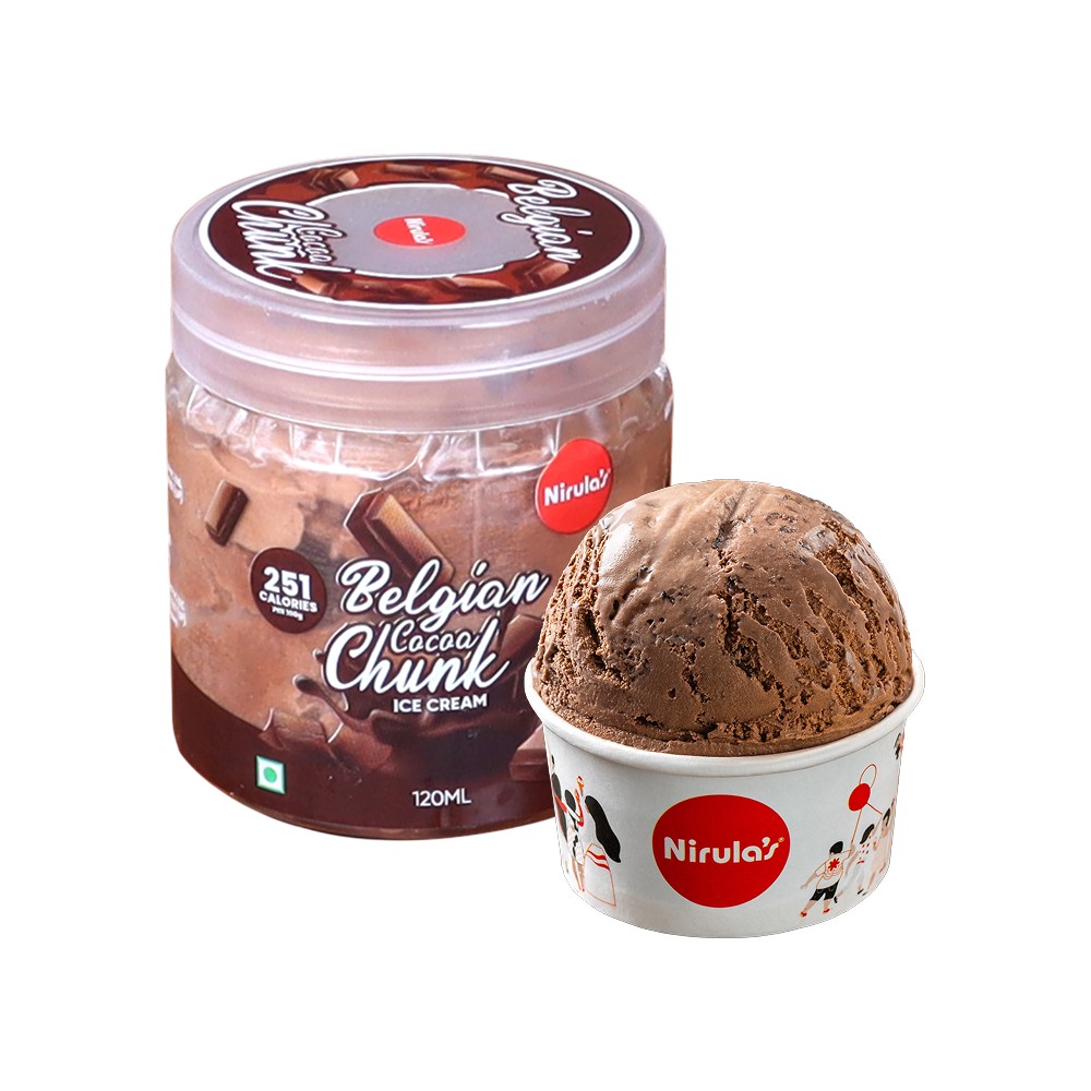 Nirula's Belgian Chocolate Cocoa Chunk Ice Cream Cup Price - Buy Online ...
