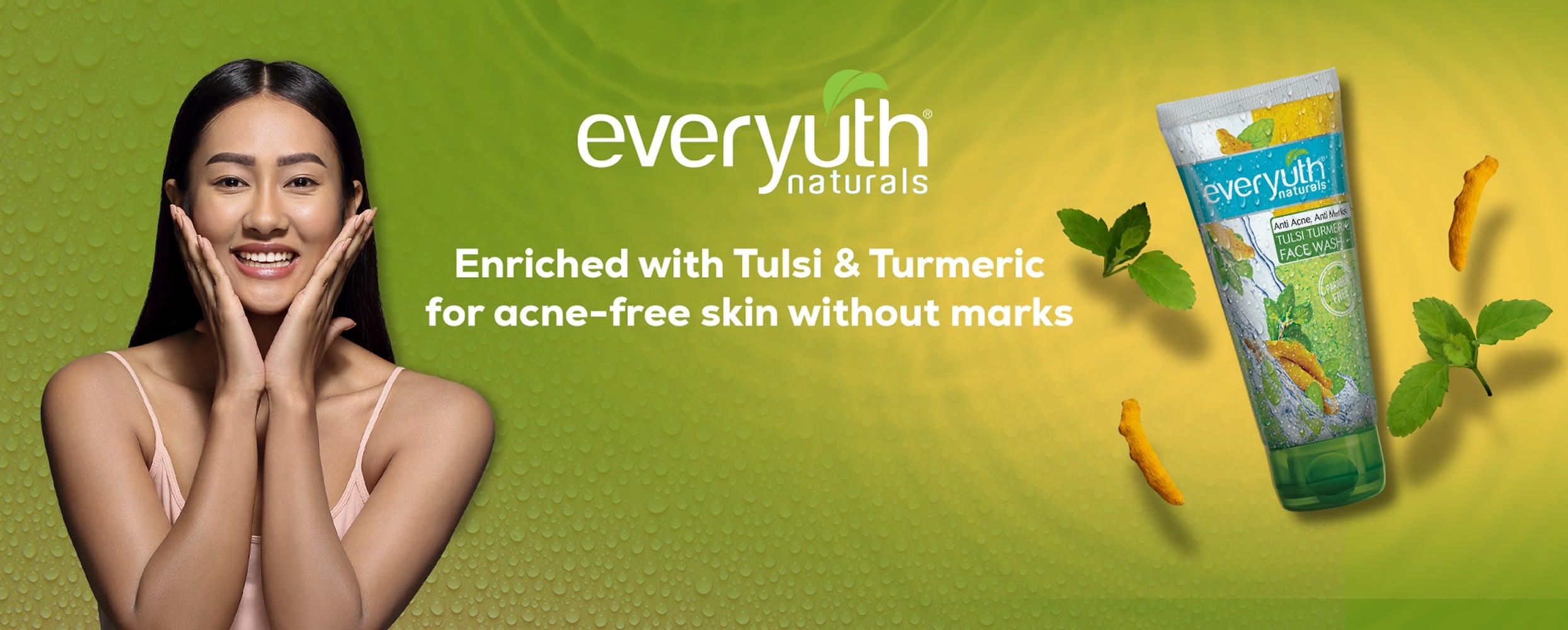 Everyuth Tulsi Turmeric Face Wash 150 ml Price - Buy Online at ₹112 in ...