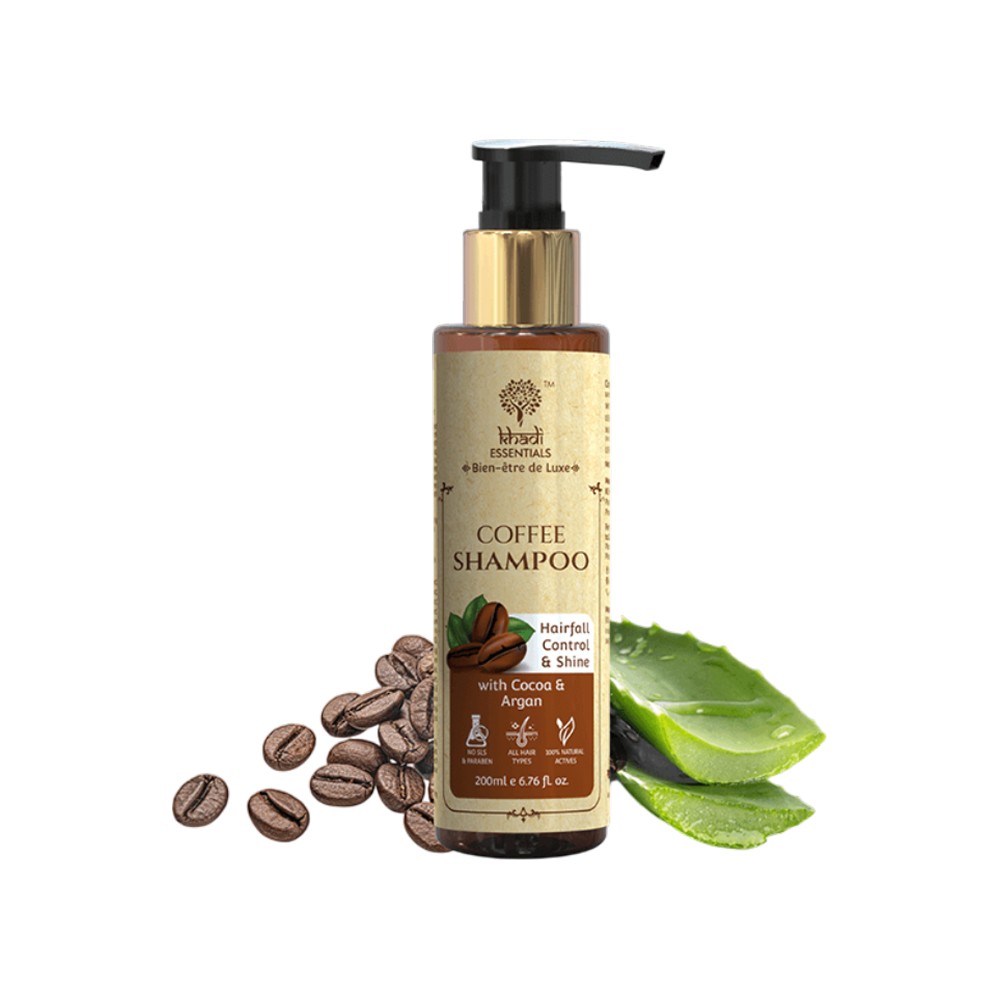 Khadi Essentials Coffee Shampoo (With Cocoa & Argan) Price - Buy Online ...