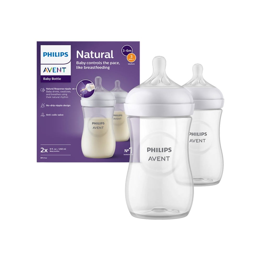Philips Avent Natural Baby Feeding Bottle 1+ Month, BPA Free Price ...