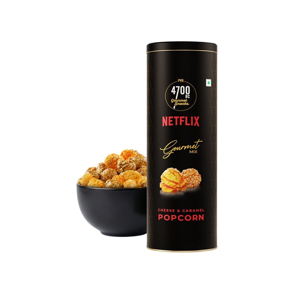 4700BC Netflix Cheese & Caramel Popcorn Price - Buy Online at ₹99 in India