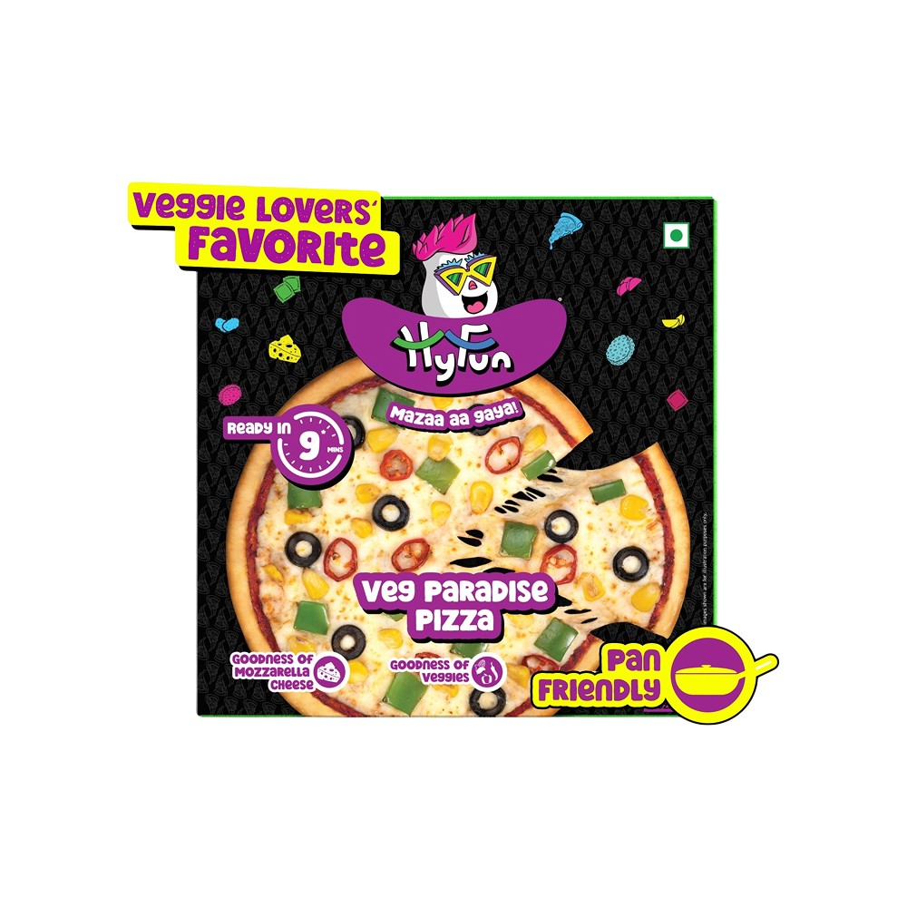 HyFun Veg Paradise Pizza (Regular Base) Price - Buy Online at ₹139 in India