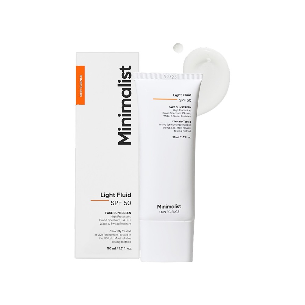 Minimalist Light Fluid Face Sunscreen (SPF 50 PA++++) Price - Buy ...