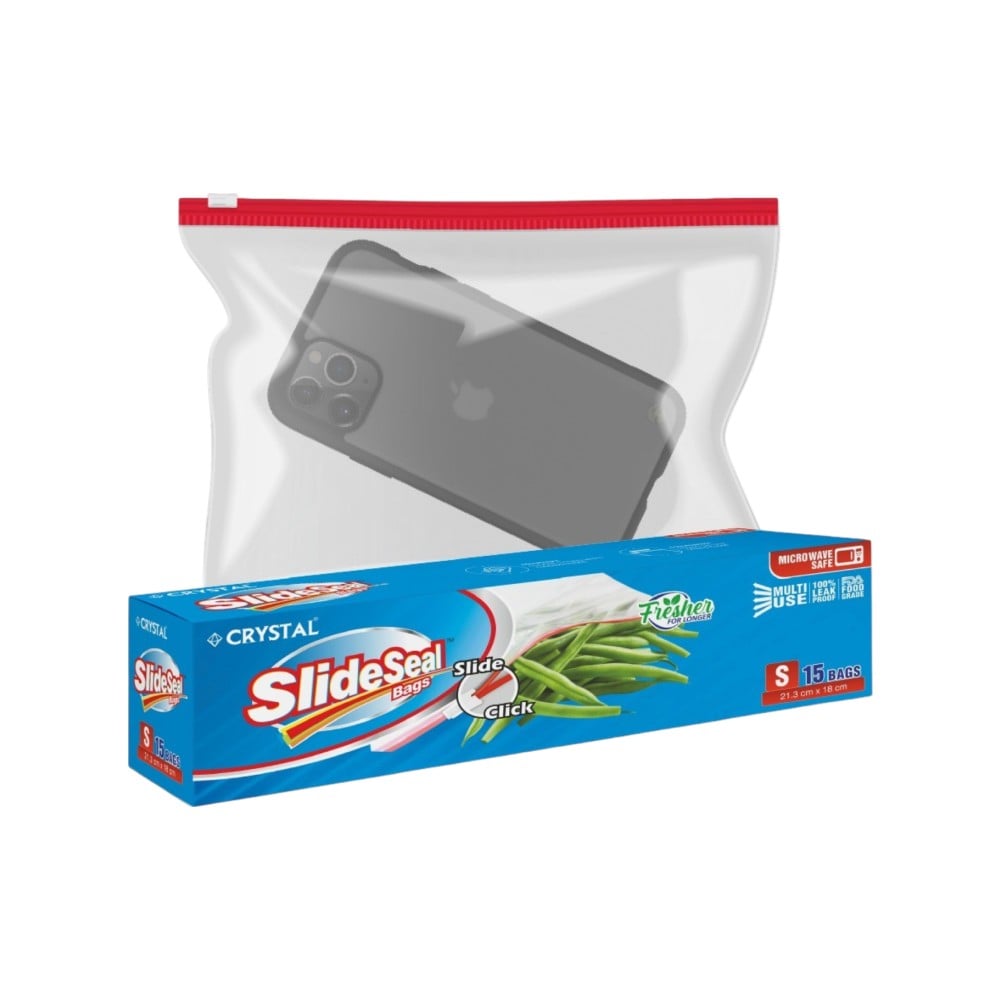 Crystal Slide Zip Lock Bag (Small) Price - Buy Online at ₹112 in India