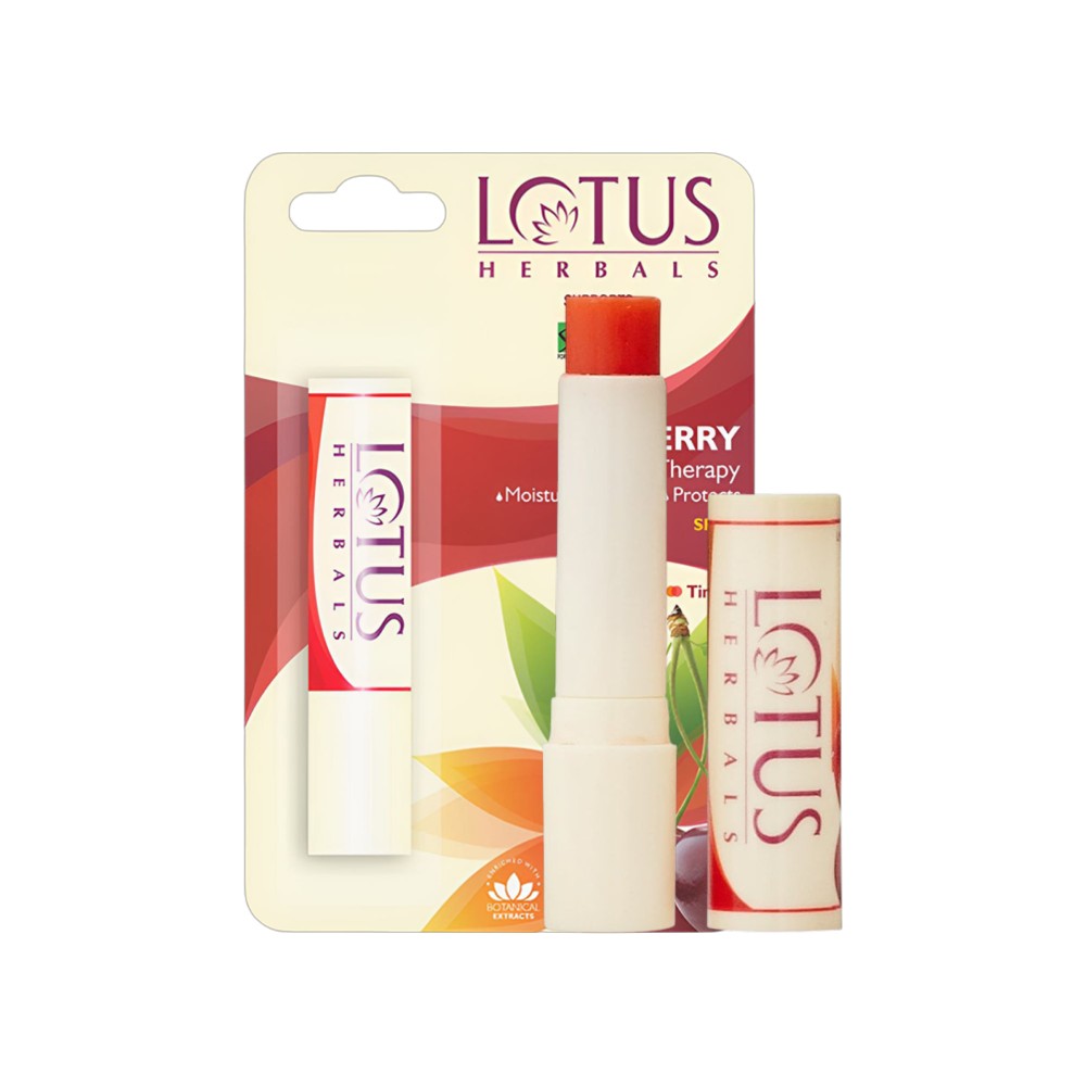 Lotus Herbals Lip Therapy Tinted Lip Balm (Cherry, SPF 15) Price - Buy ...