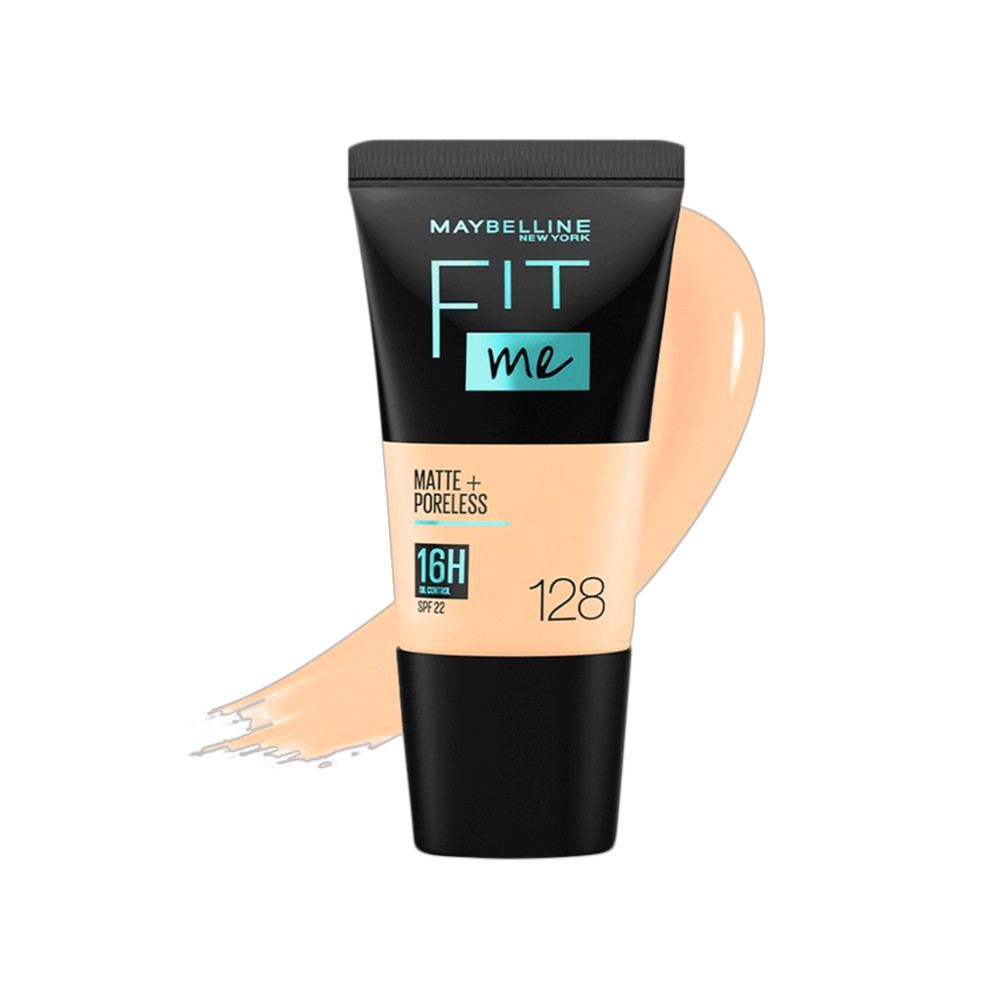 Maybelline New York Fit Me Matte + Poreless Liquid Foundation (Warm ...