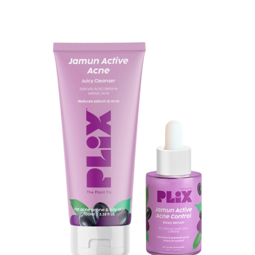 Plix Jamun Active Acne Control Cleanser & Face Serum Price - Buy Online ...