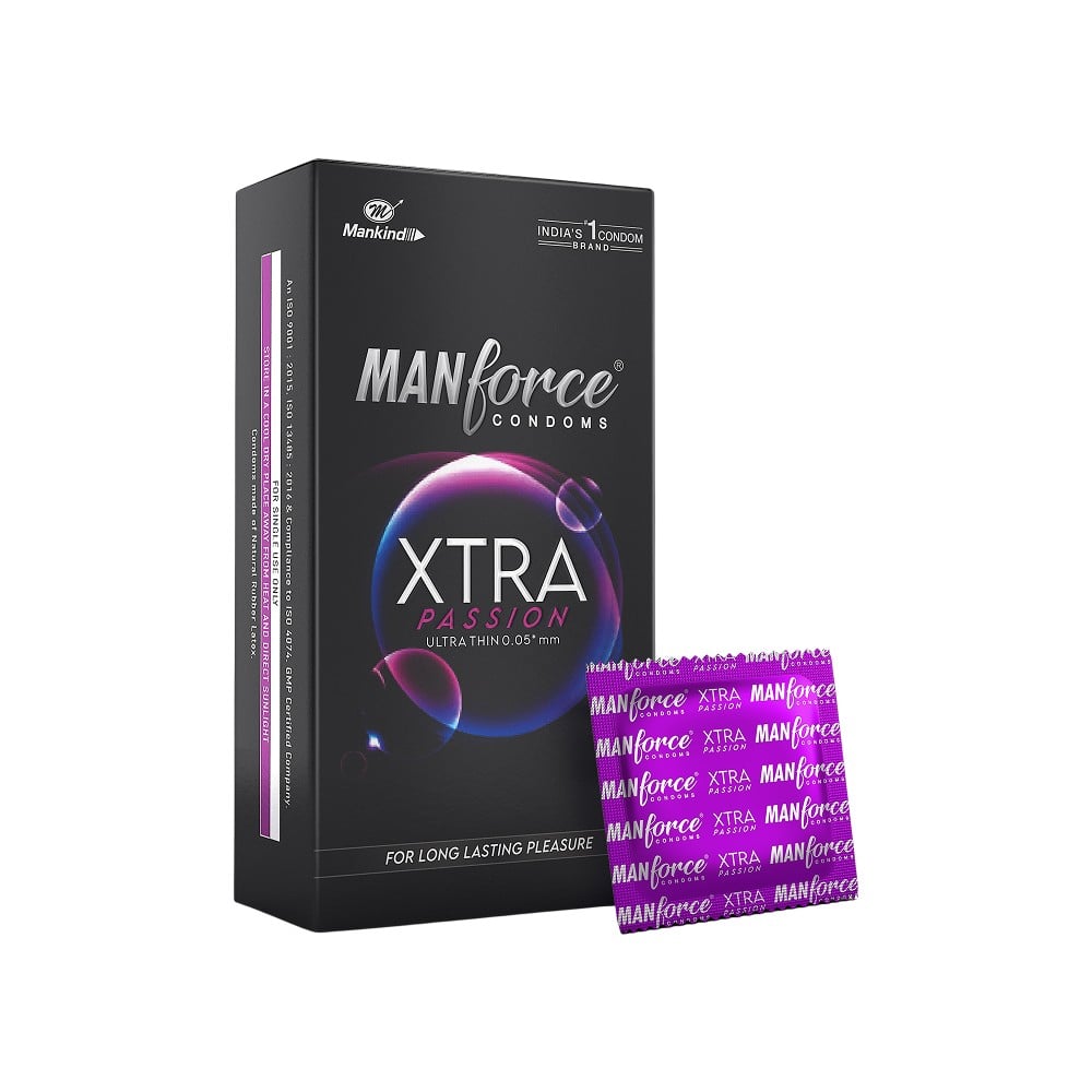 Manforce Xtra Passion Extra Time Ultra Thin Condom Price - Buy Online ...