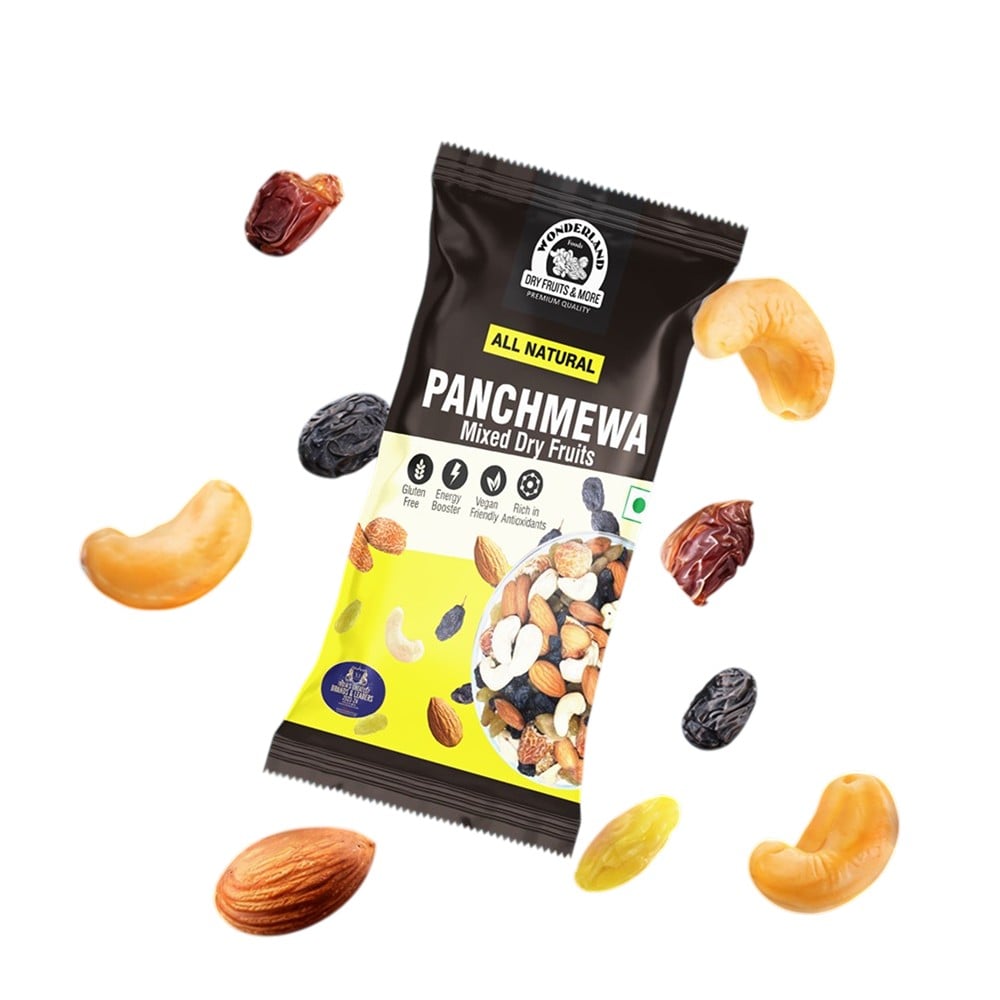 Wonderland Foods Panchmeva Dry Fruits Mix Price - Buy Online at ₹29 in ...