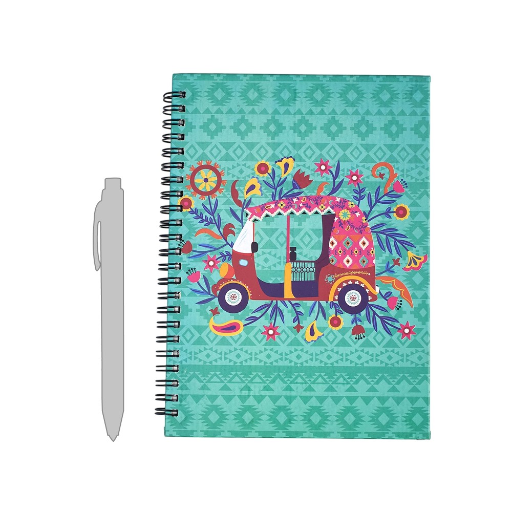 Chumbak Bohemian Spiral Unruled Notebook (A5, Multicolour) Price - Buy ...