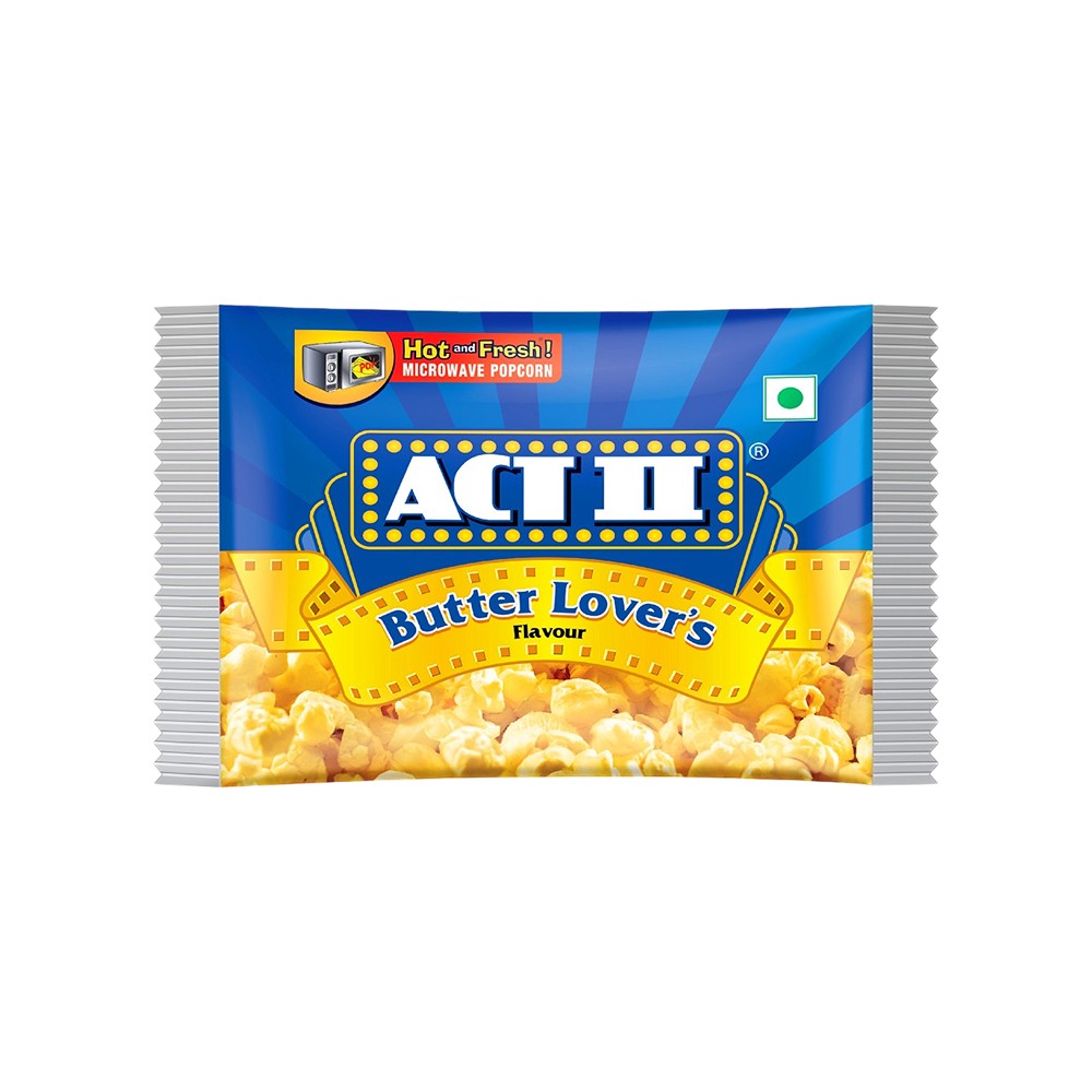 Act II Butter Lover's Popcorn - Microwave Price - Buy Online at ₹25 in ...