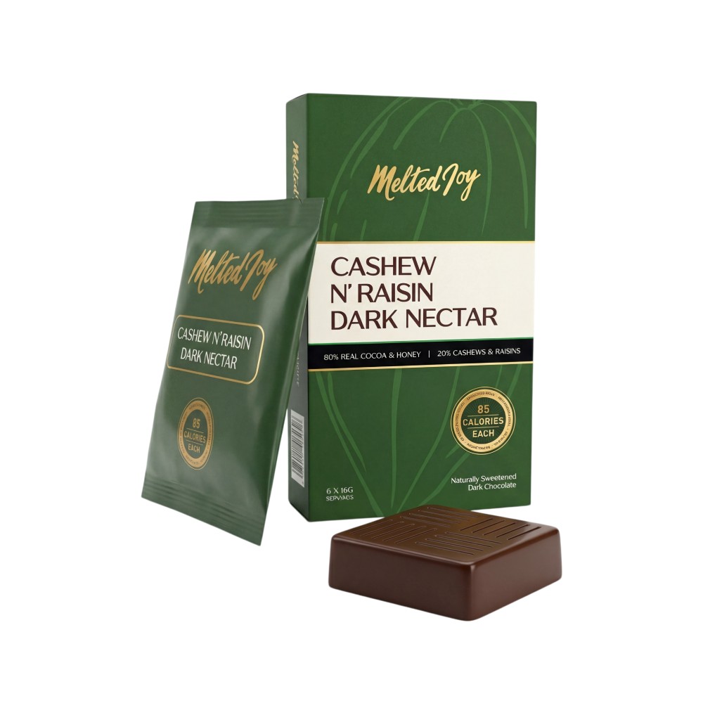Melted Joy Cashew N'Raisin Dark Nectar Chocolate Bar Price - Buy Online ...