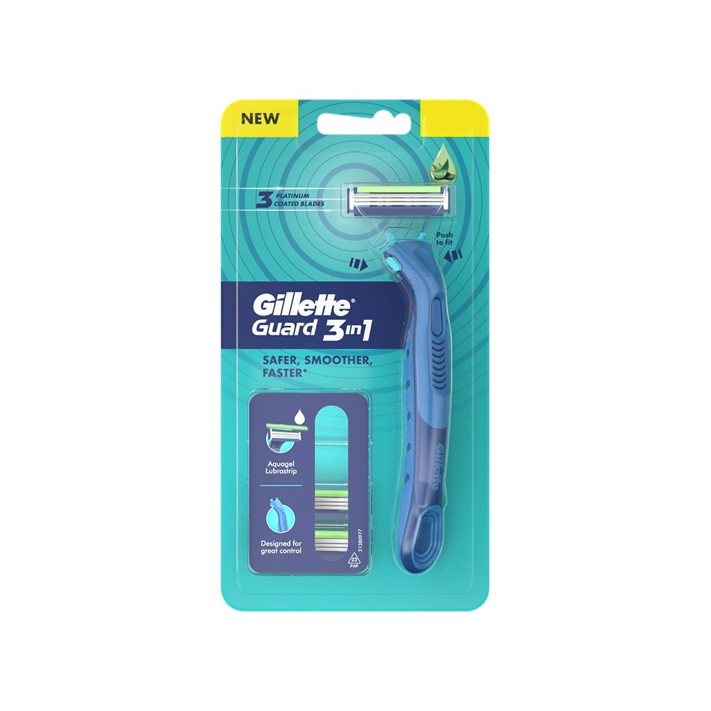 Gillette Guard 3 in 1 Men's Razor Price - Buy Online at ₹198 in India